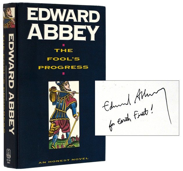 ABBEY, Edward - The Fool's Progress | Ken Lopez Bookseller